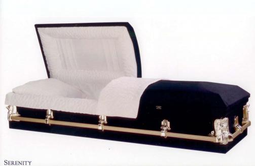 Serenity Black | Matthews Caskets - Cloth