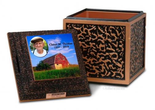 Copper Triune Urn Vault | Cremation Urn Vaults - Premium Protection