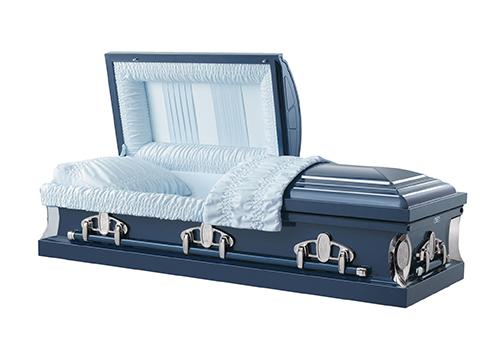 Horizon Metallic Blue | Richards Wilbert Caskets - 18 Gauge Steel