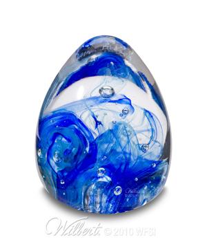 Karine Bouchard Sapphire Seas Cremation Paperweight | Cremation Urns ...